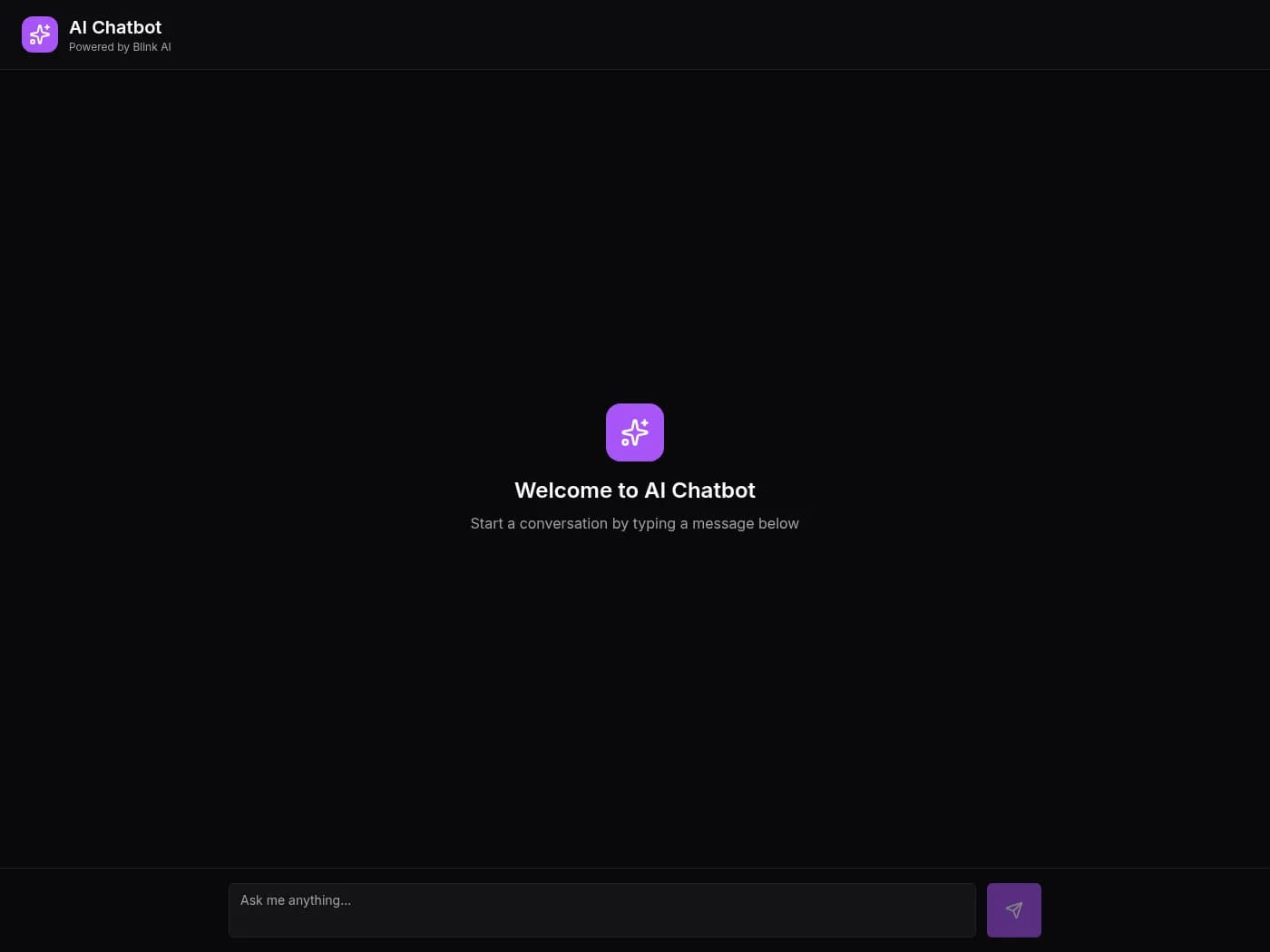 AI Chatbot Web App
