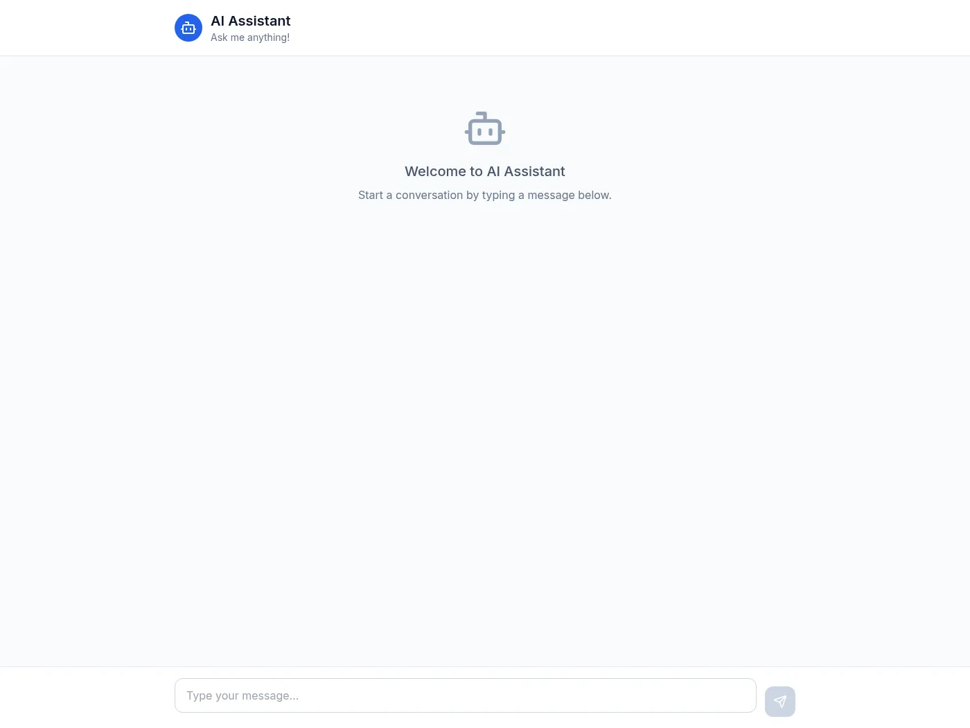 AI Chatbot Web App