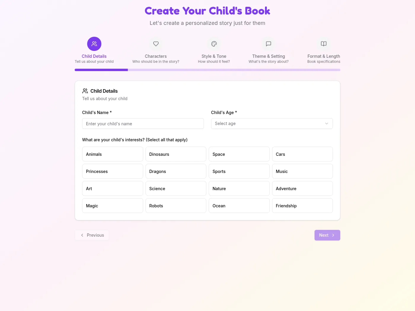 AI Children's Book Creator