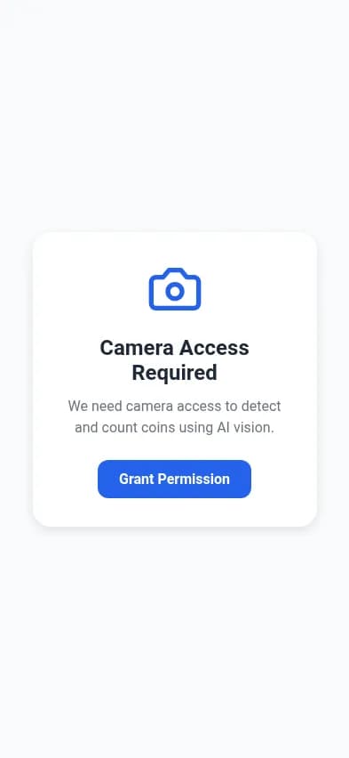 AI Coin Counter App