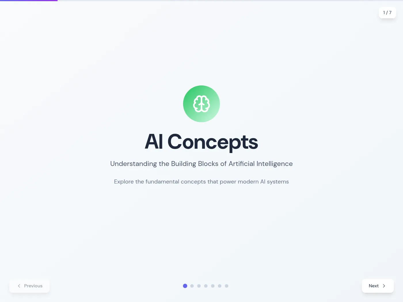 AI Concepts Presentation Slides