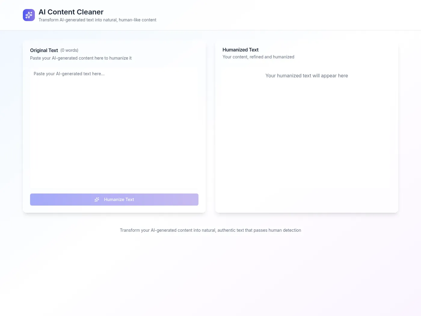 AI Content Cleaner