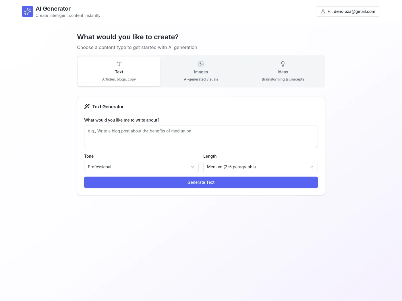 AI Content Generator