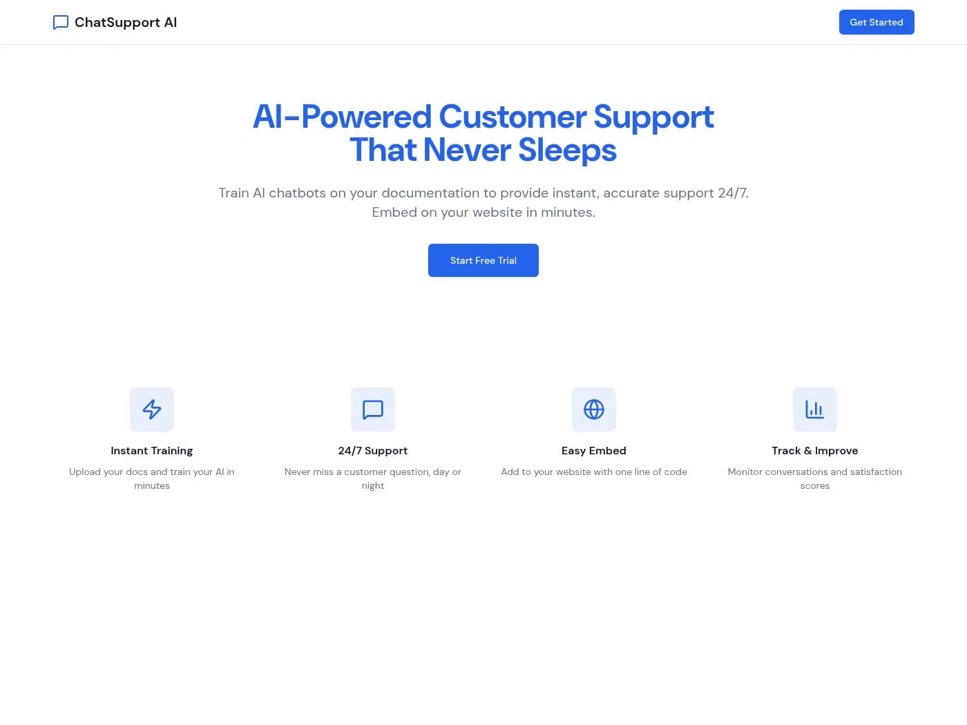 AI Customer Support Chatbot Platform