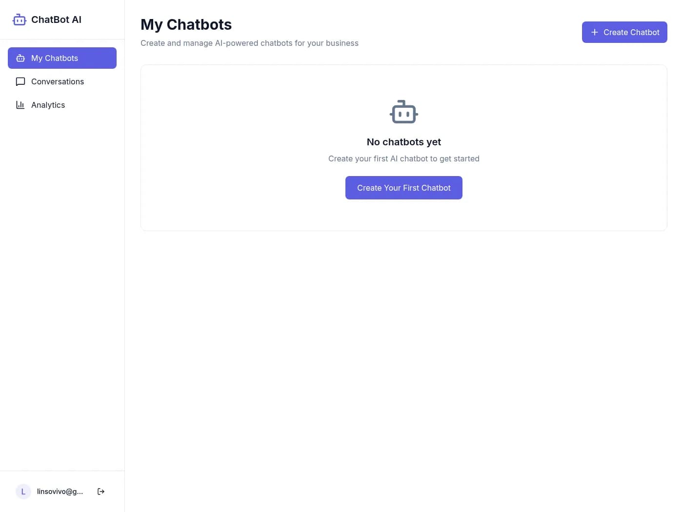 AI Customer Support Chatbot Platform