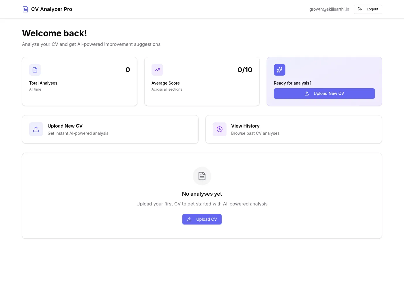 AI-Powered CV Analyzer & Improvement Platform for Students
