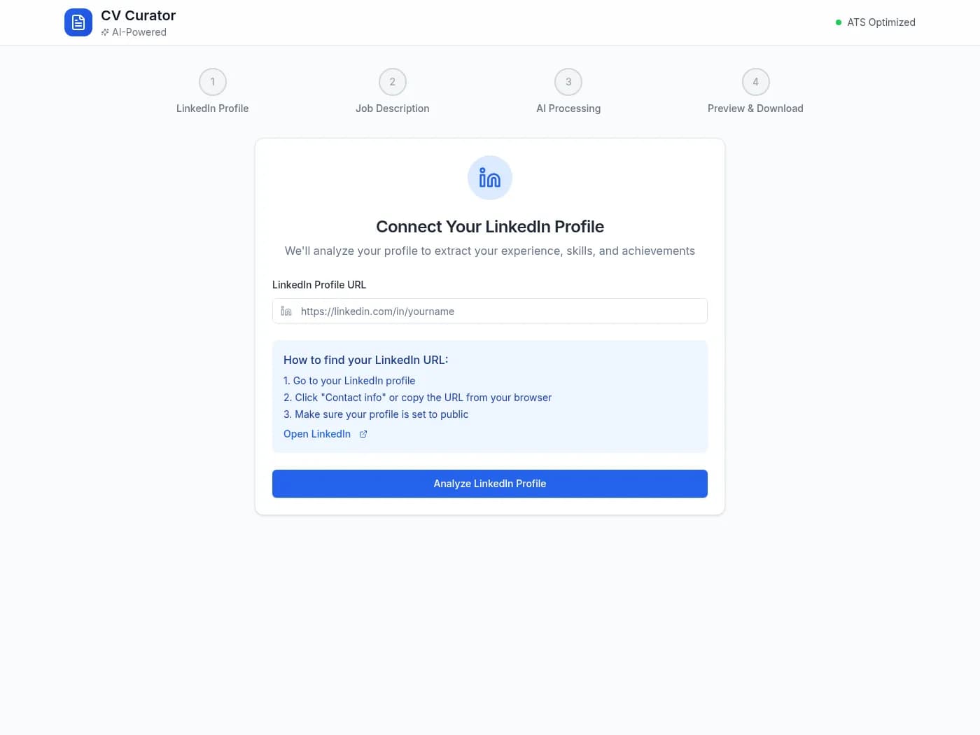 AI-Powered CV Curator