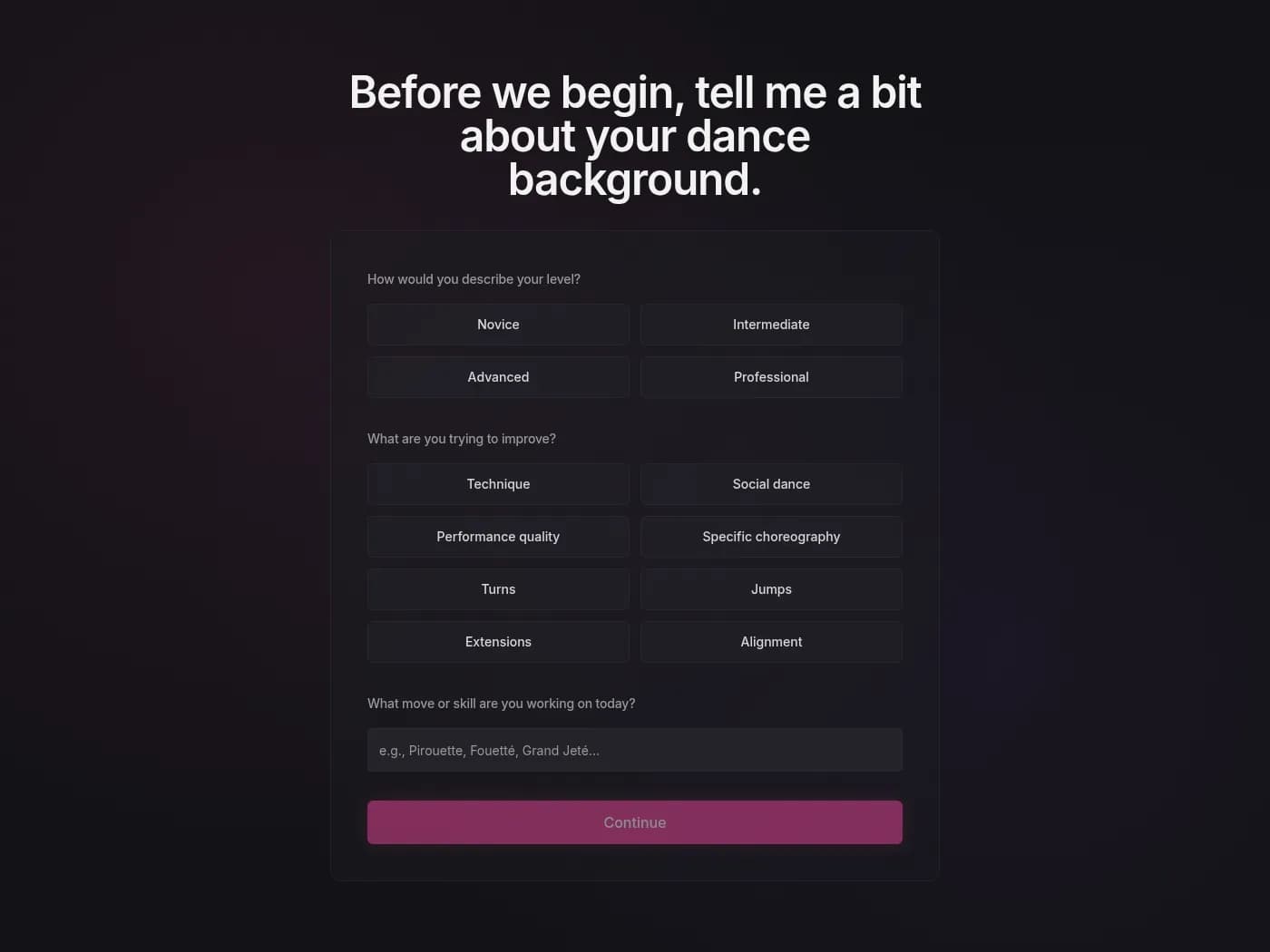 Prima: AI-Powered Dance Training Platform