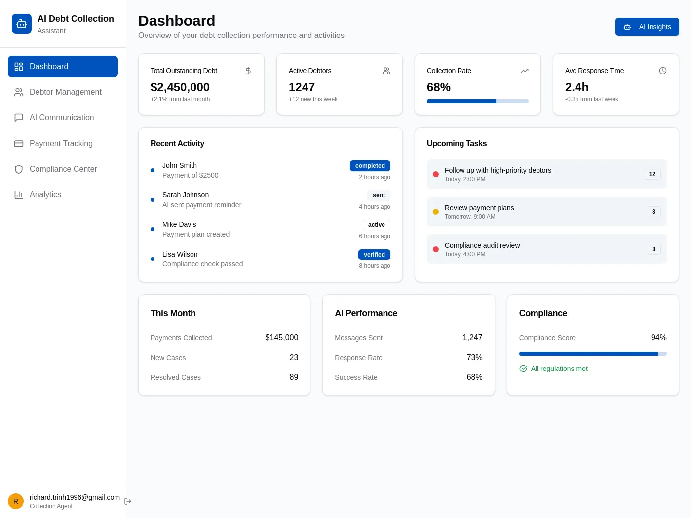 AI Debt Collection Assistant