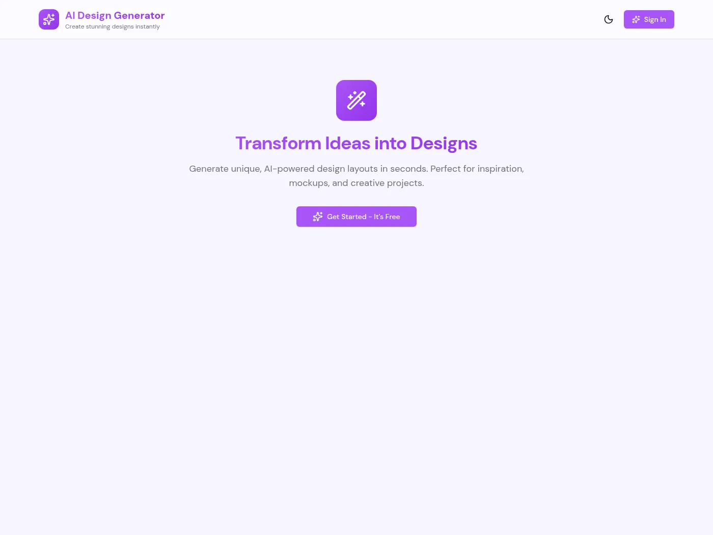AI Design Generator