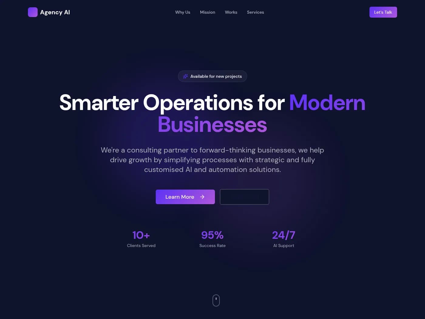 AI Digital Agency Site