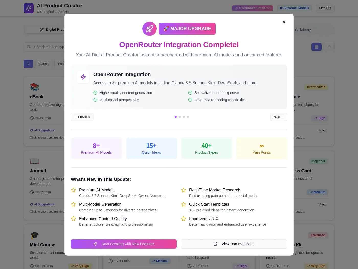 AI-Powered Digital Product Creator Platform