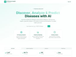 AI Disease Insights Platform