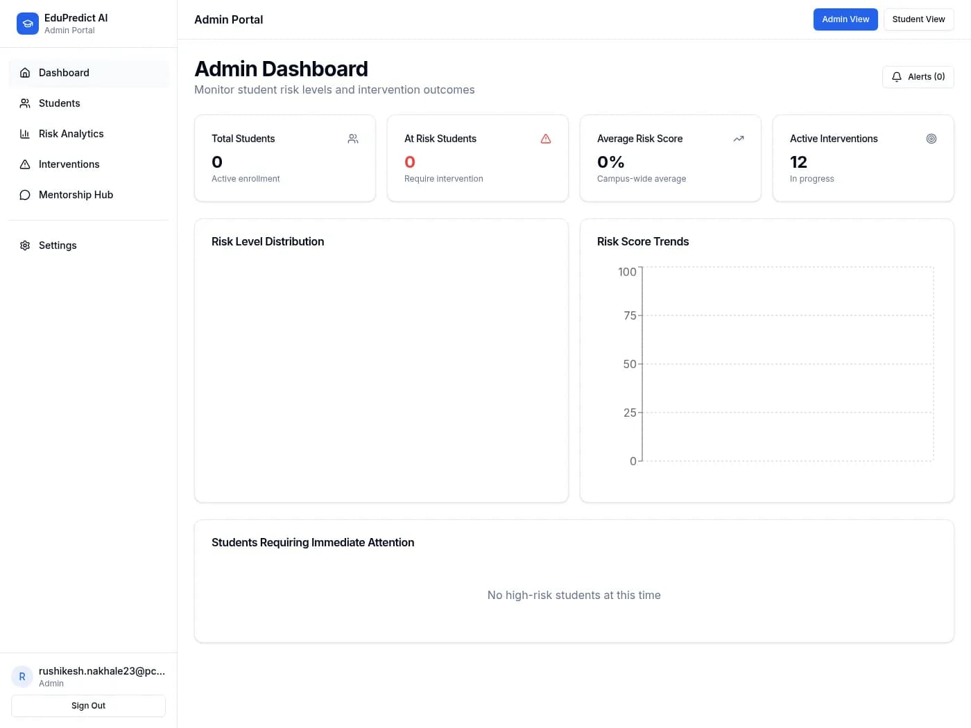 AI-Powered Student Dropout Prediction and Mentorship Platform