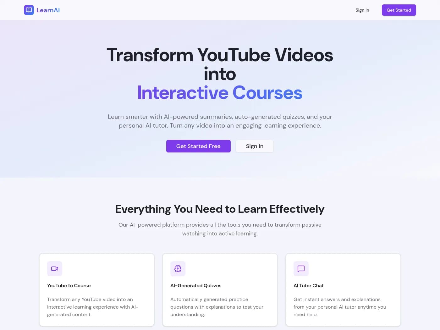 AI-Powered EdTech Platform Frontend