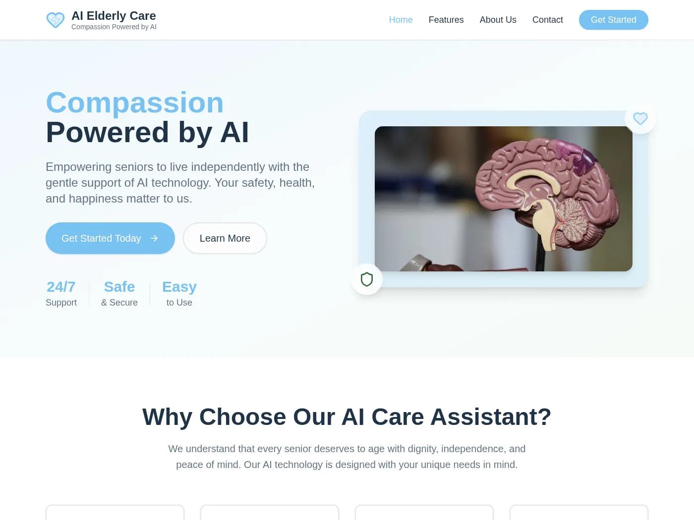 AI Elderly Care Assistant - Compassion Powered by AI