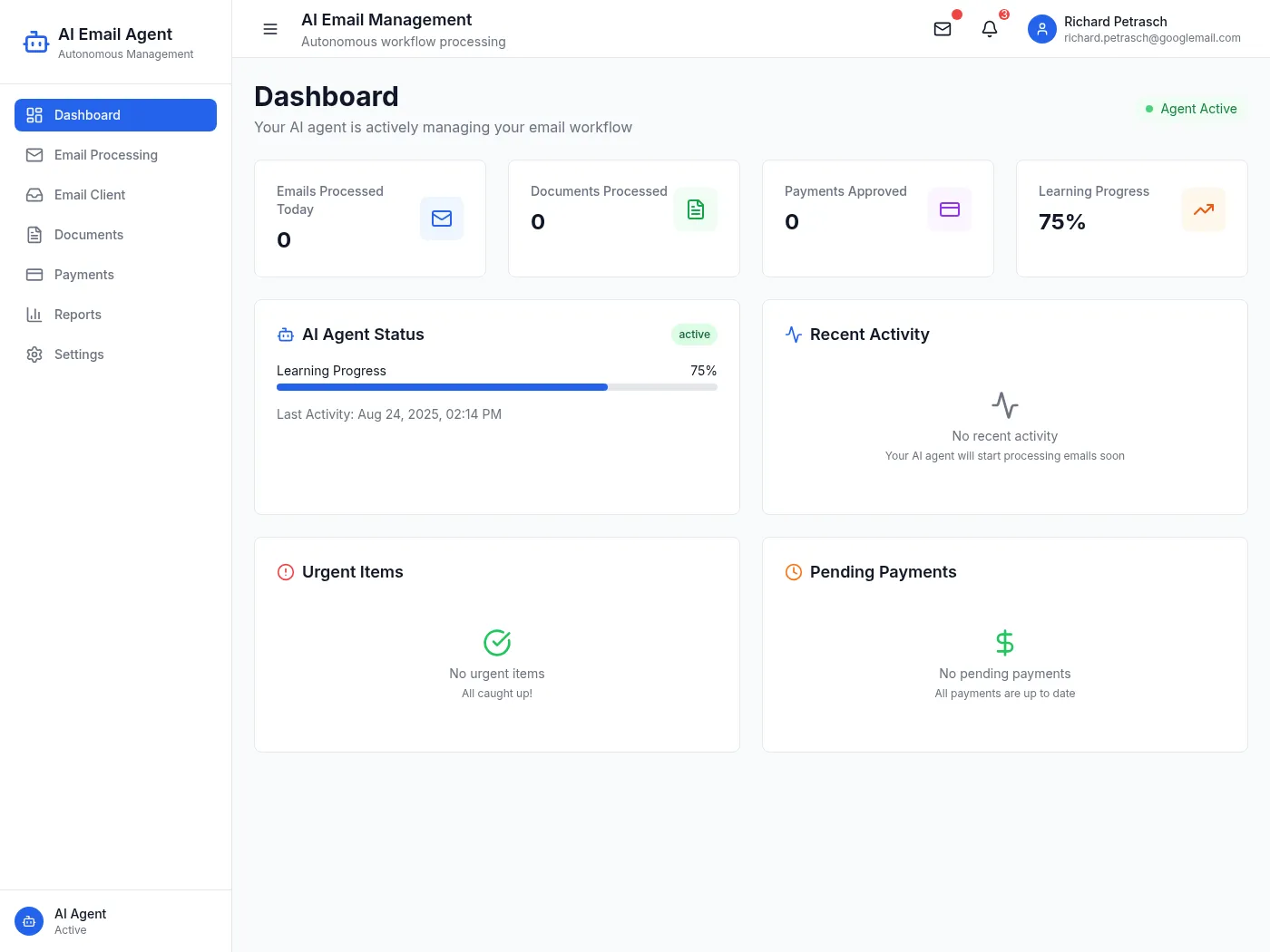 AI Email Management & Payment Automation Agent