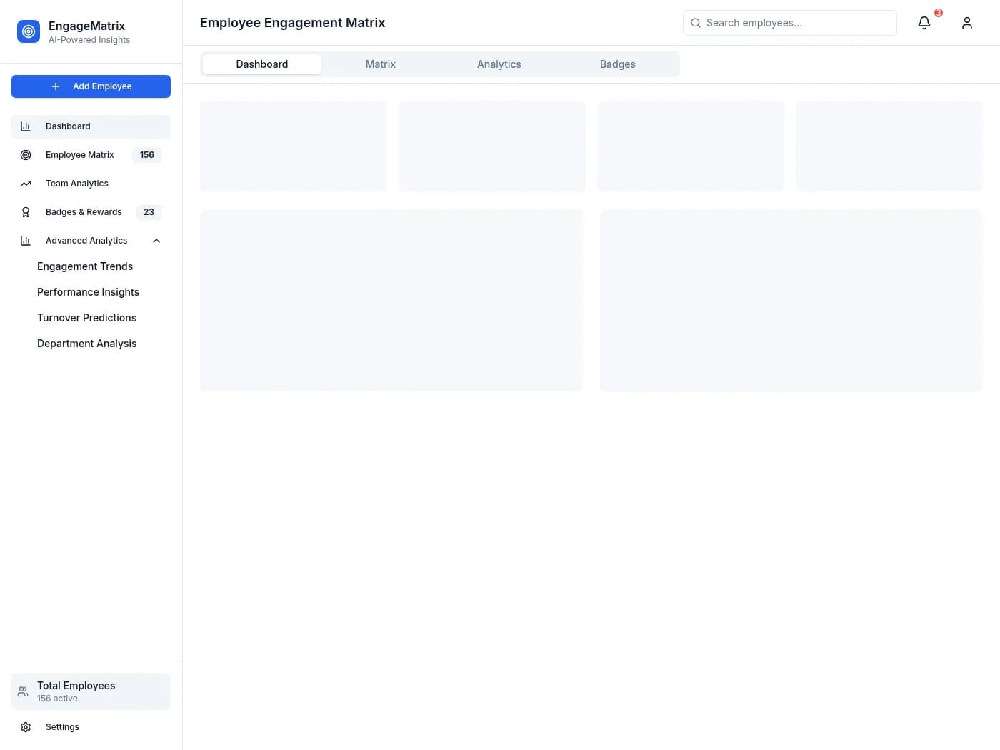 AI-Powered Employee Engagement Matrix & Talent Insights Dashboard