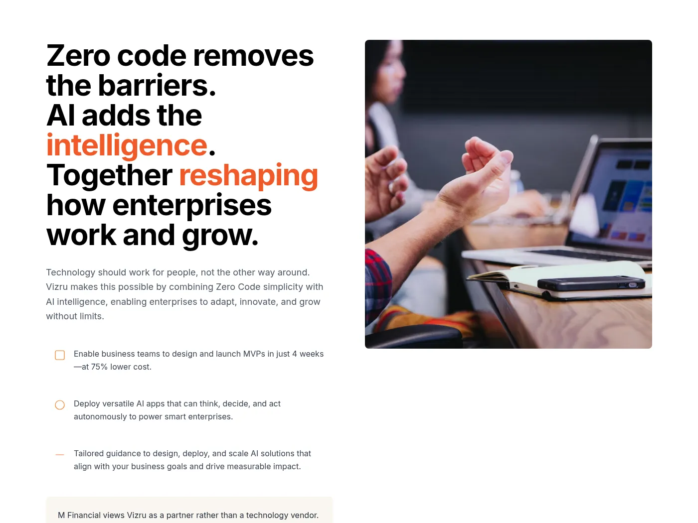 AI-Powered Enterprise Hero Section