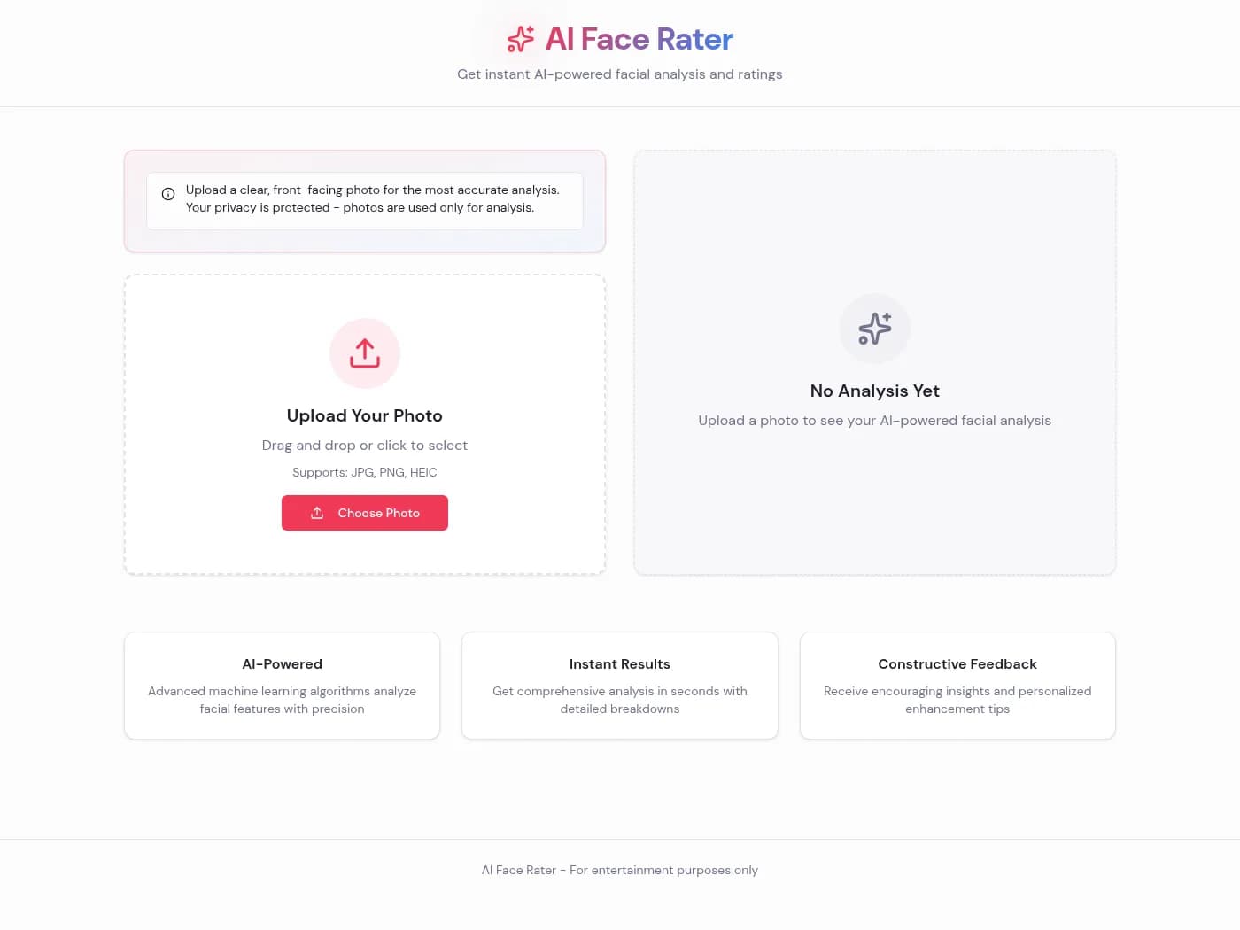 AI Face Rater