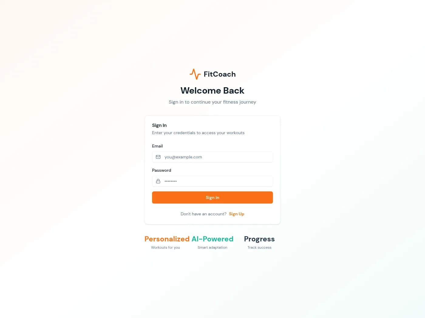 AI-Powered Personal Fitness Coach & Dynamic Workout Planner