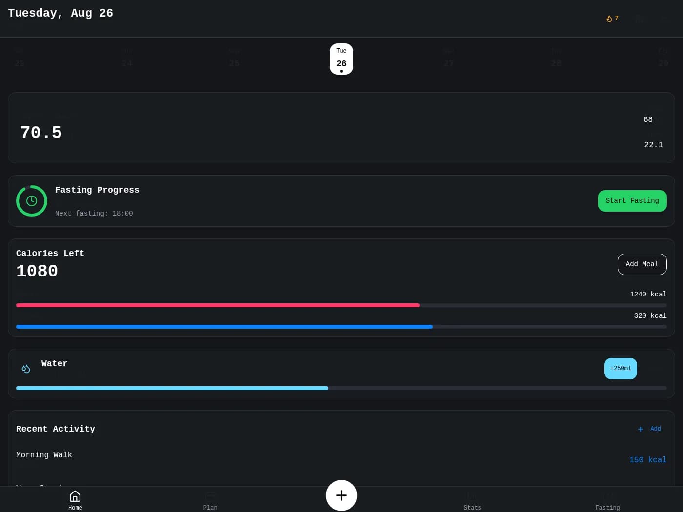 AI Food Scanner: Effortless Nutrition Logging with AI Recognition & Unified Health Dashboard
