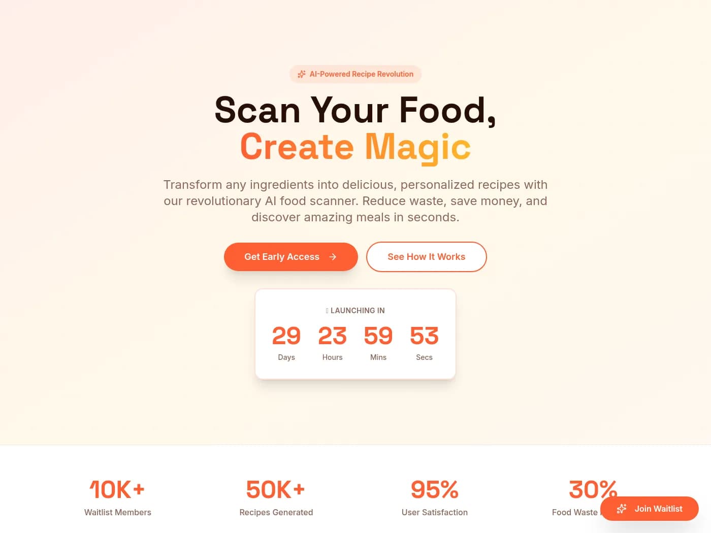 AI-Powered Food Scanner and Recipe Creator Platform