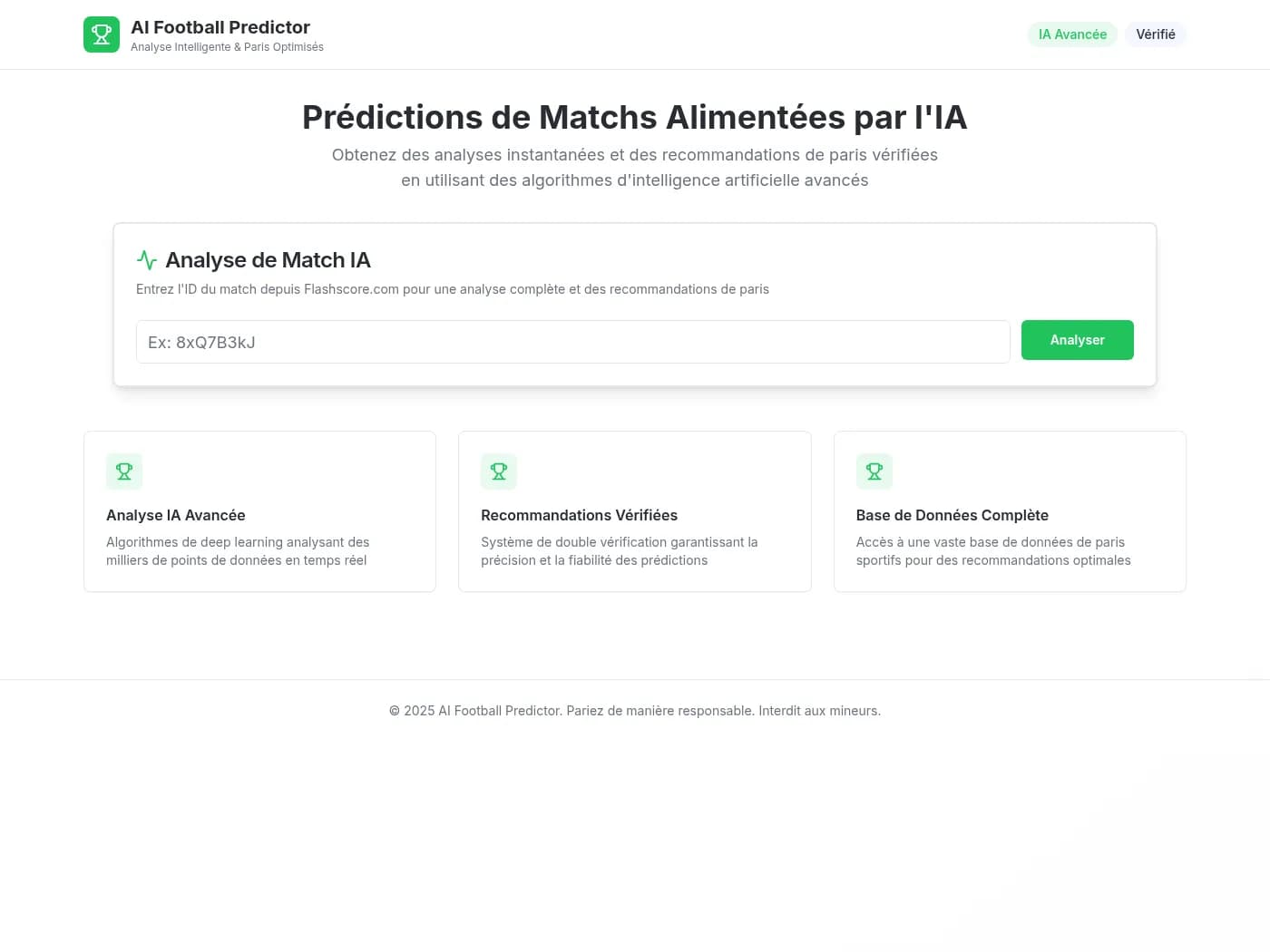 AI Football Match Predictor & Betting Recommendation Platform