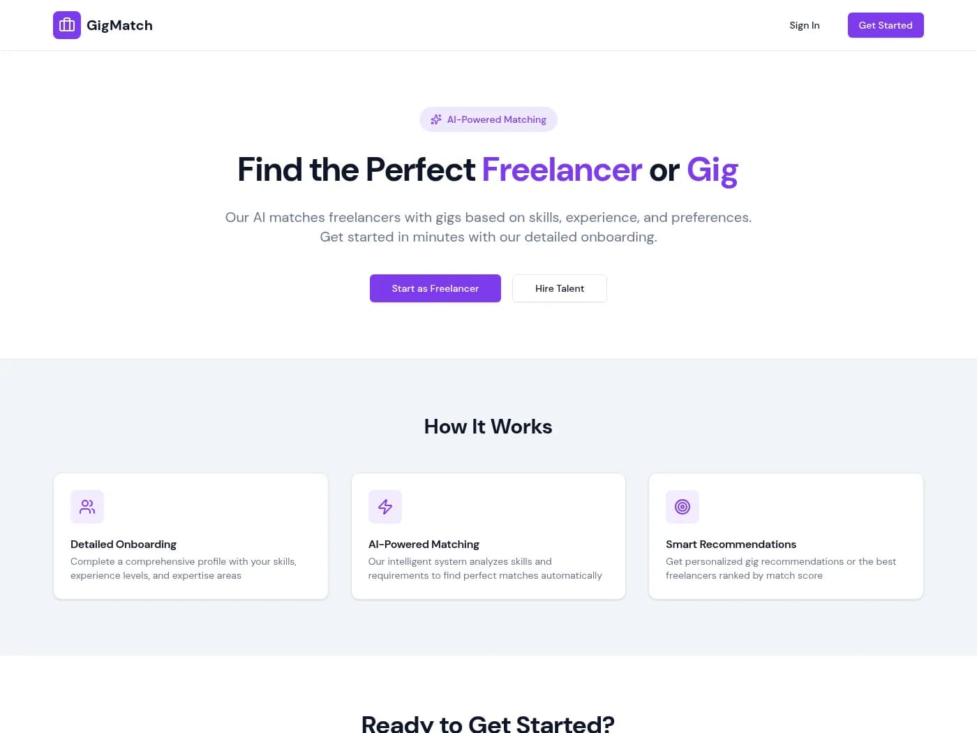 AI-Powered Freelancing Platform with Skill-Based Onboarding