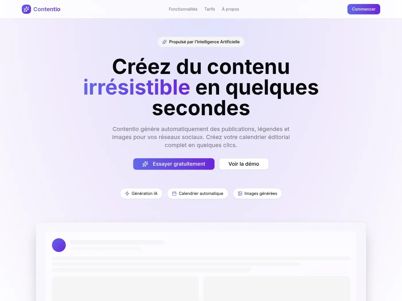 AI-Powered French Social Media Manager