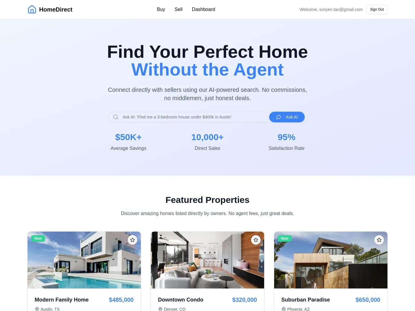 AI-Powered FSBO Real Estate Platform
