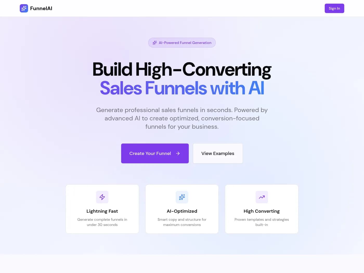 AI Funnel Builder