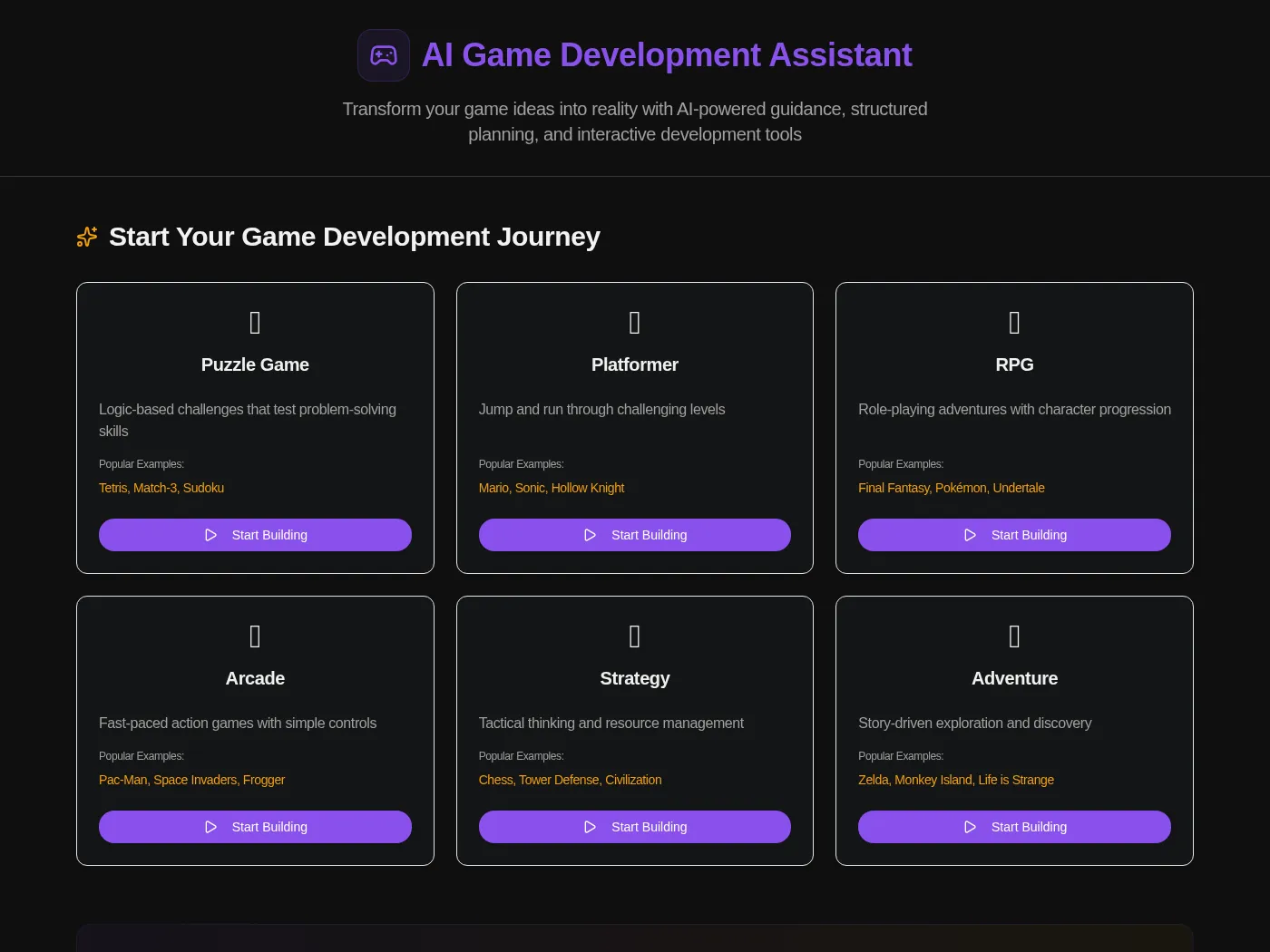 AI Game Development Assistant