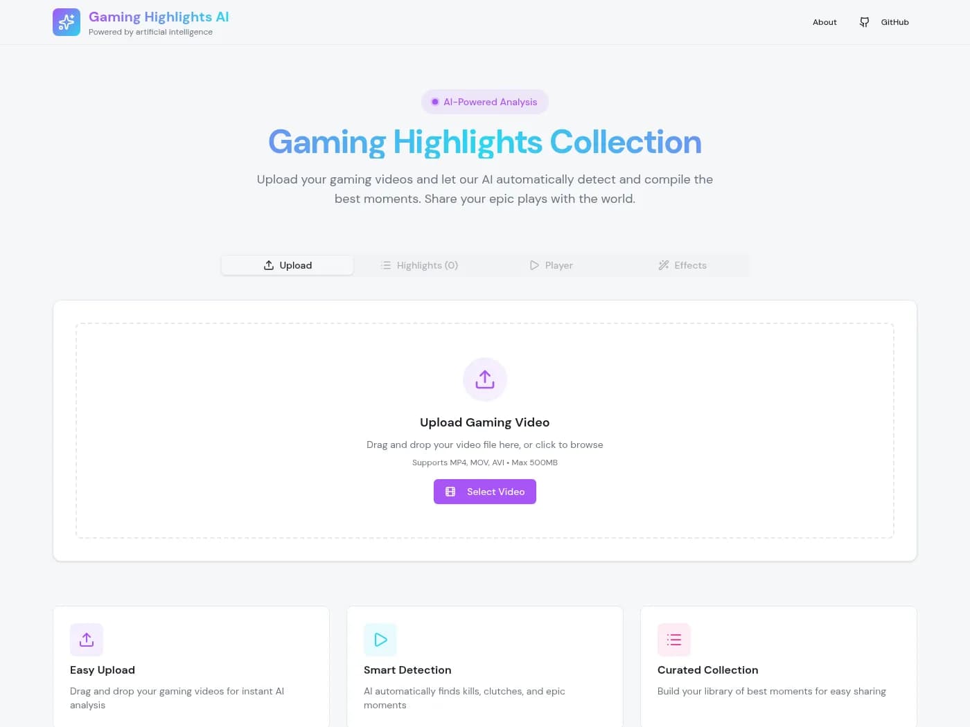 AI-Powered Gaming Highlights Collection