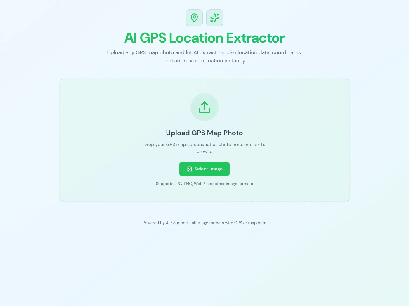 AI GPS Map Photo Location Extractor