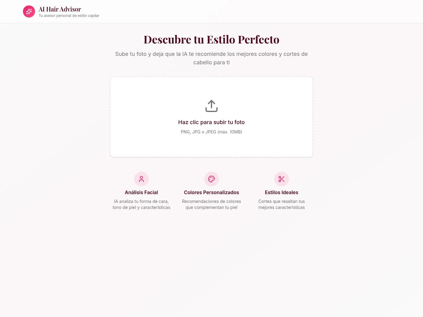 AI Personal Hair Color & Style Advisor