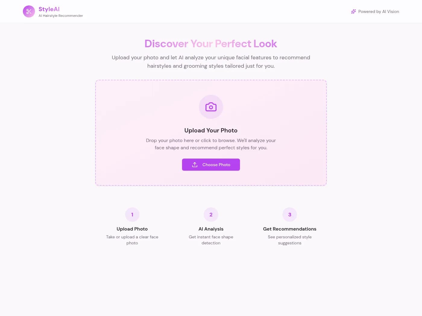 AI Hairstyle & Grooming Recommender