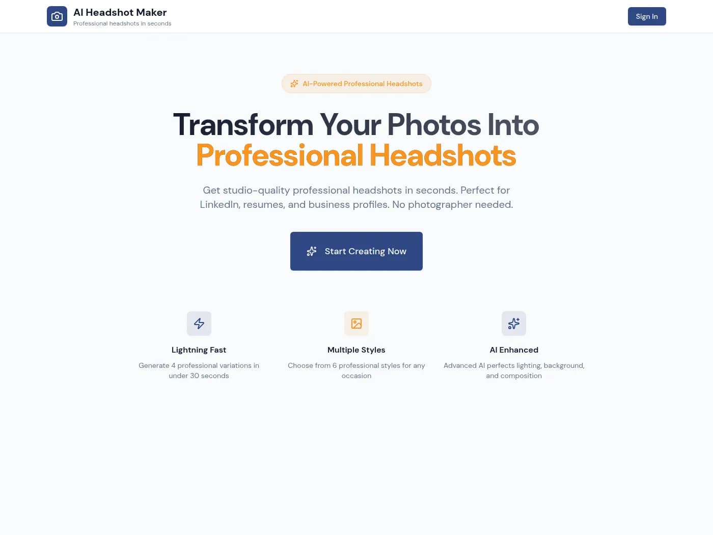 AI Headshot Maker
