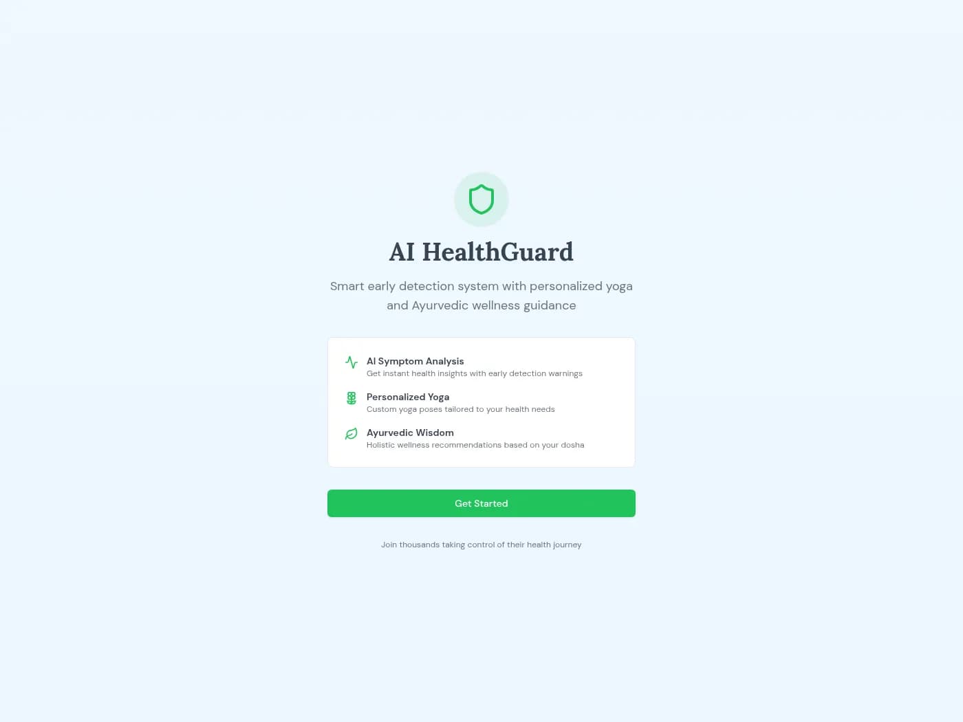 AI HealthGuard Early Detection and Wellness System