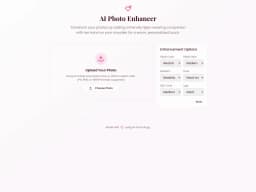 AI Photo Enhancer: Hijab Overlay & Friendly Pose Creator