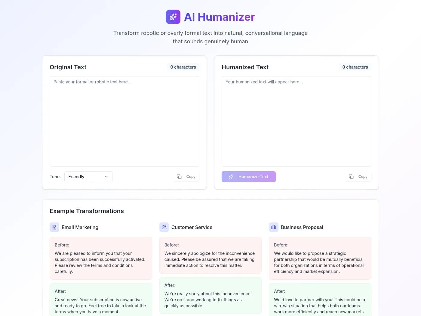 AI Humanizer Text Enhancer