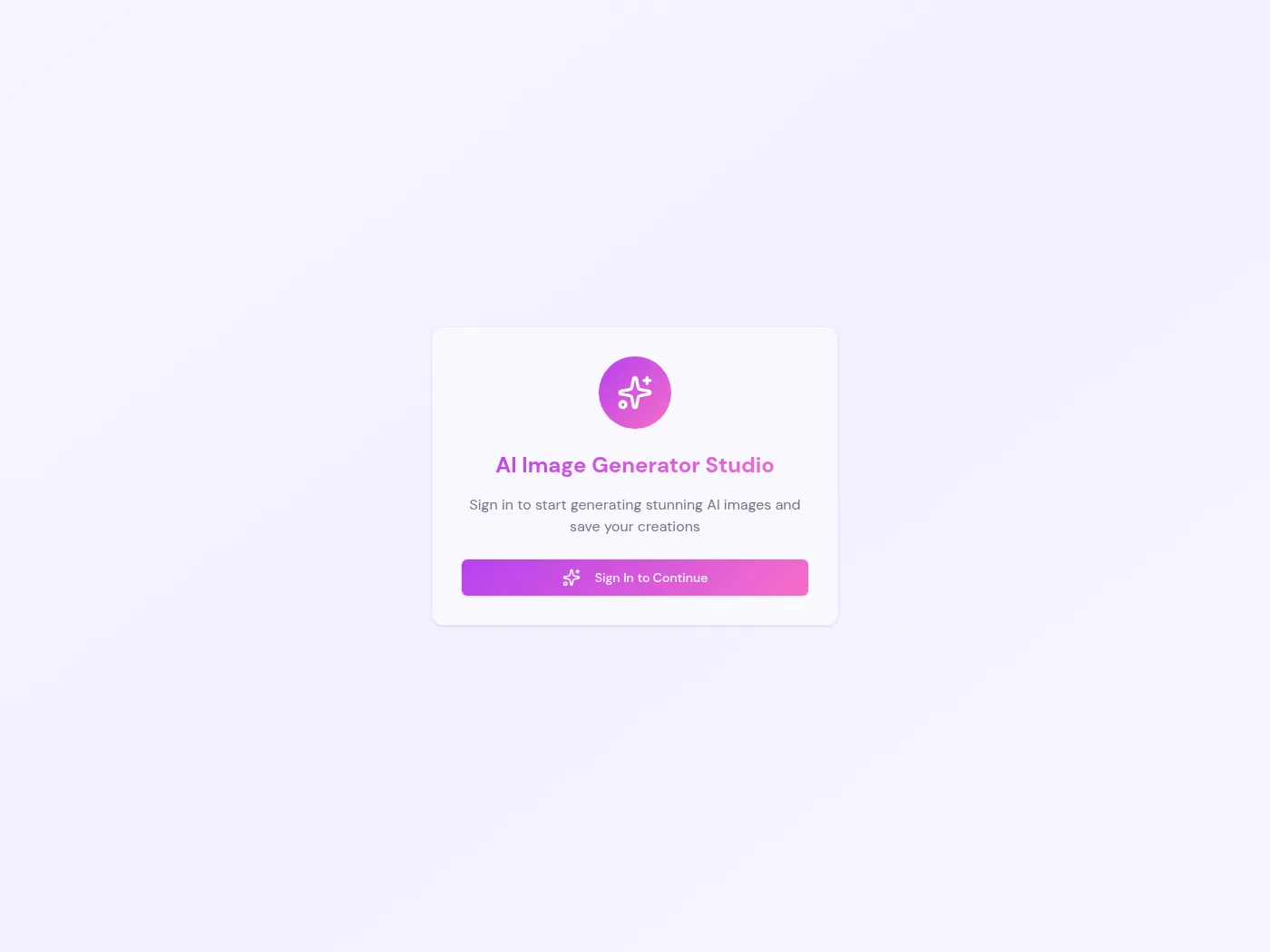 AI Image Generator Studio