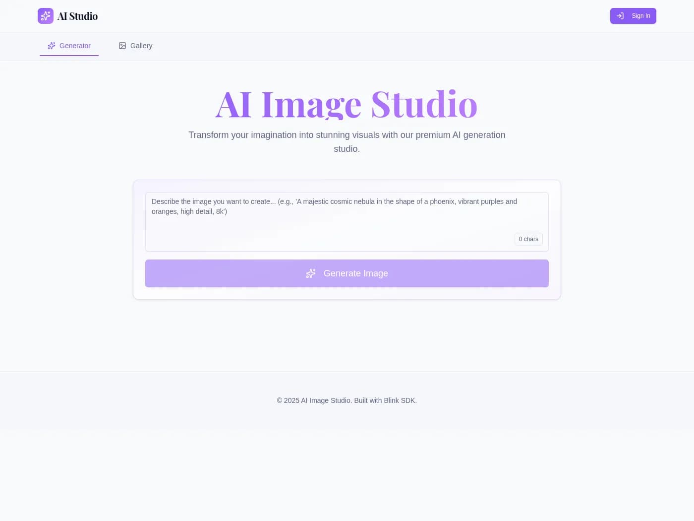 AI Image Studio