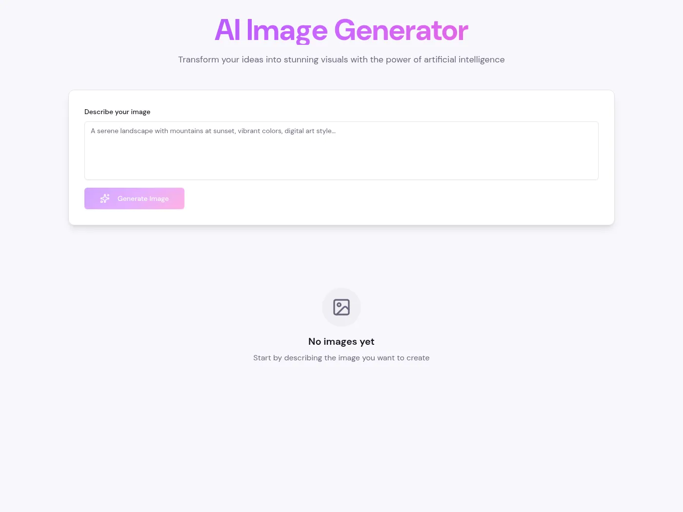 AI Image Generator