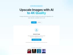 AI Image Upscaler Web App