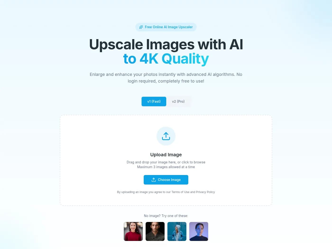 AI Image Upscaler Web App