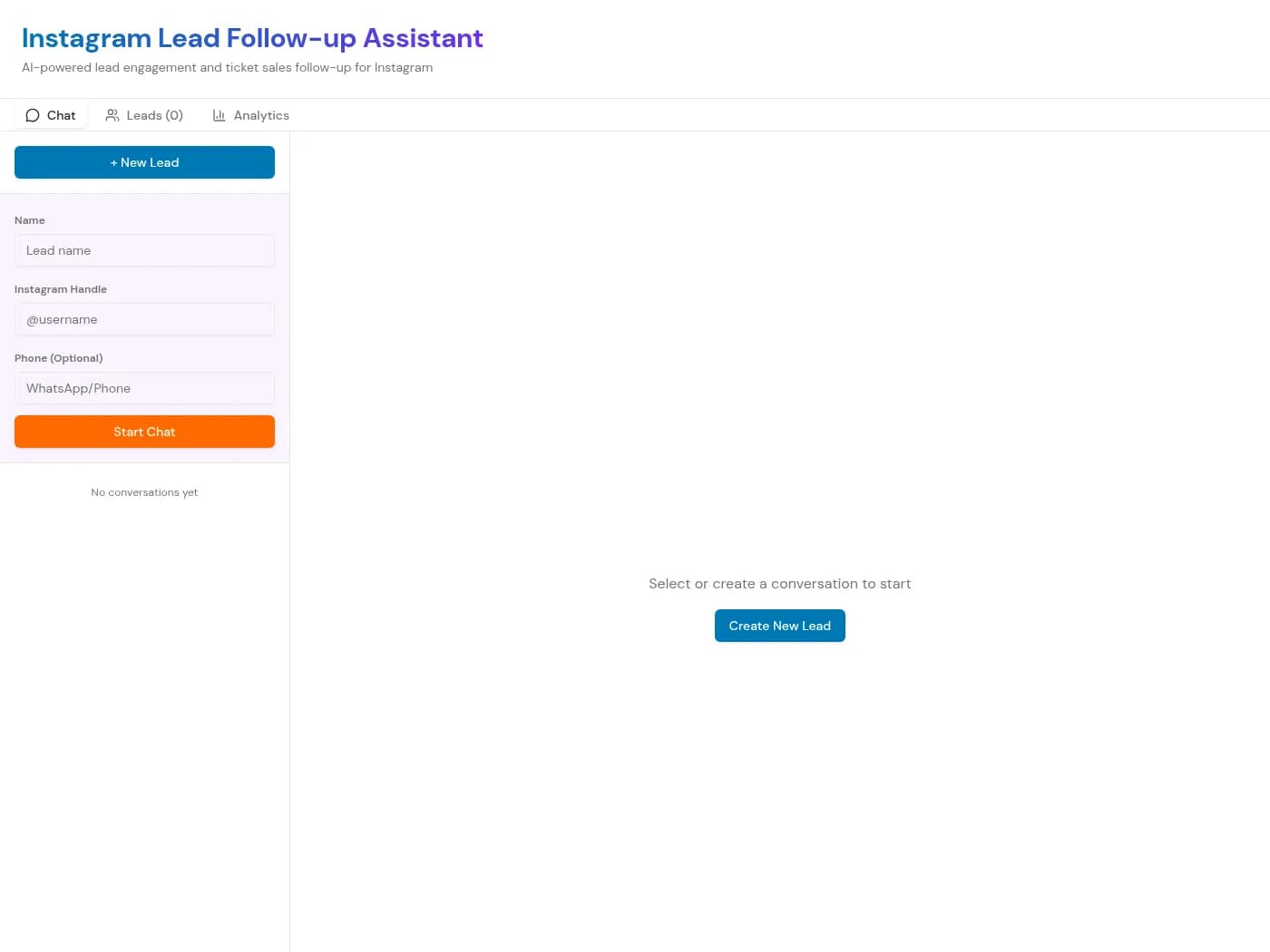 AI Instagram Event Ticketing Follow-up Assistant