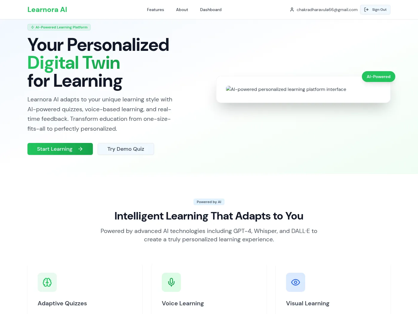 AI-Integrated Fullstack Web Portfolio Viewer