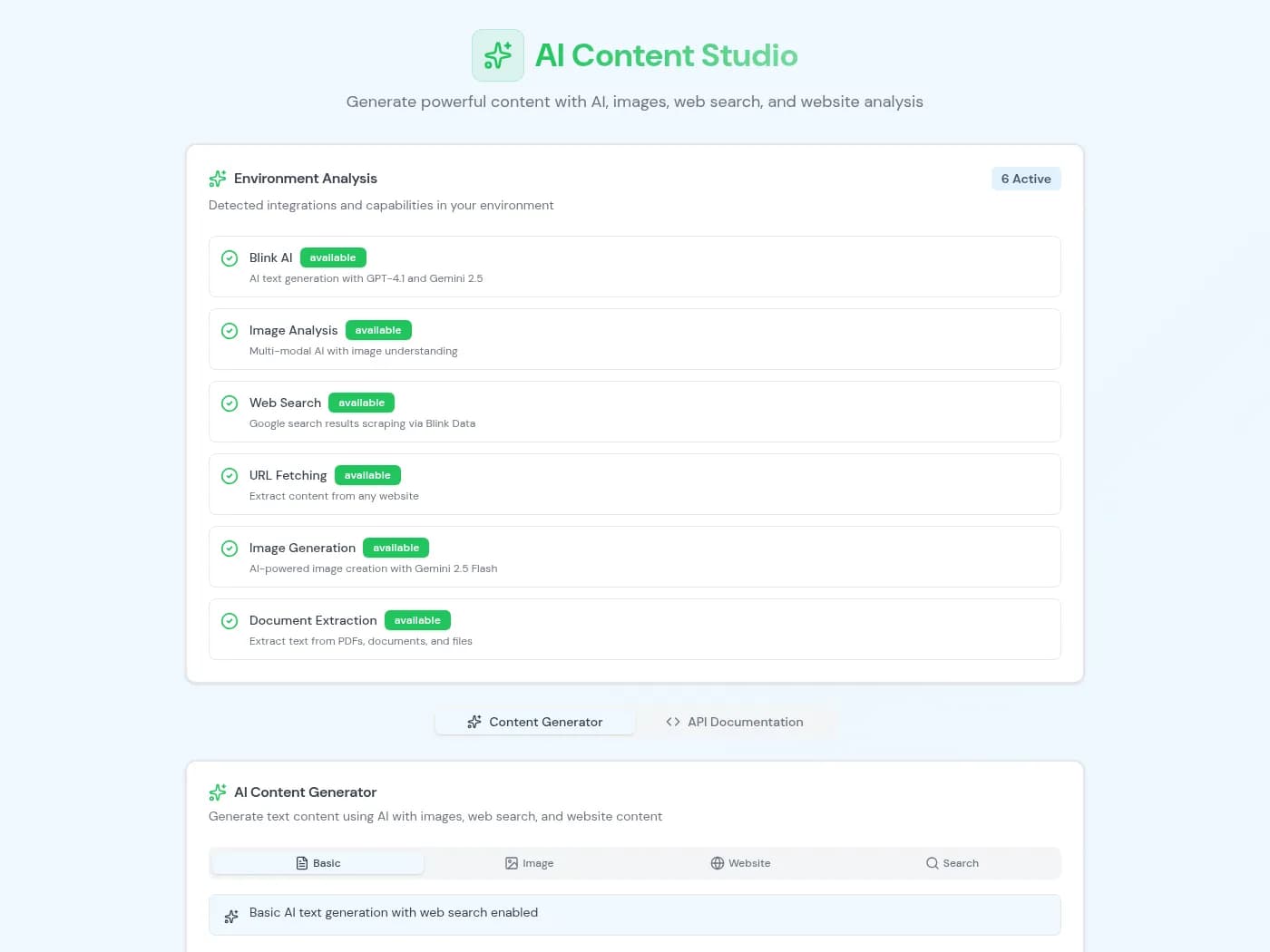 AI-Driven Content Generator with Integration Insights