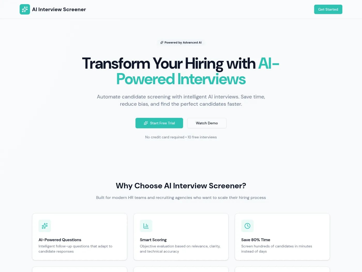 AI Interview Screener